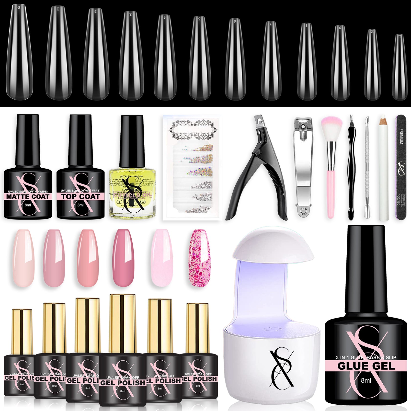 SXC Cosmetics Gel Nail Polish Extension Series and more!