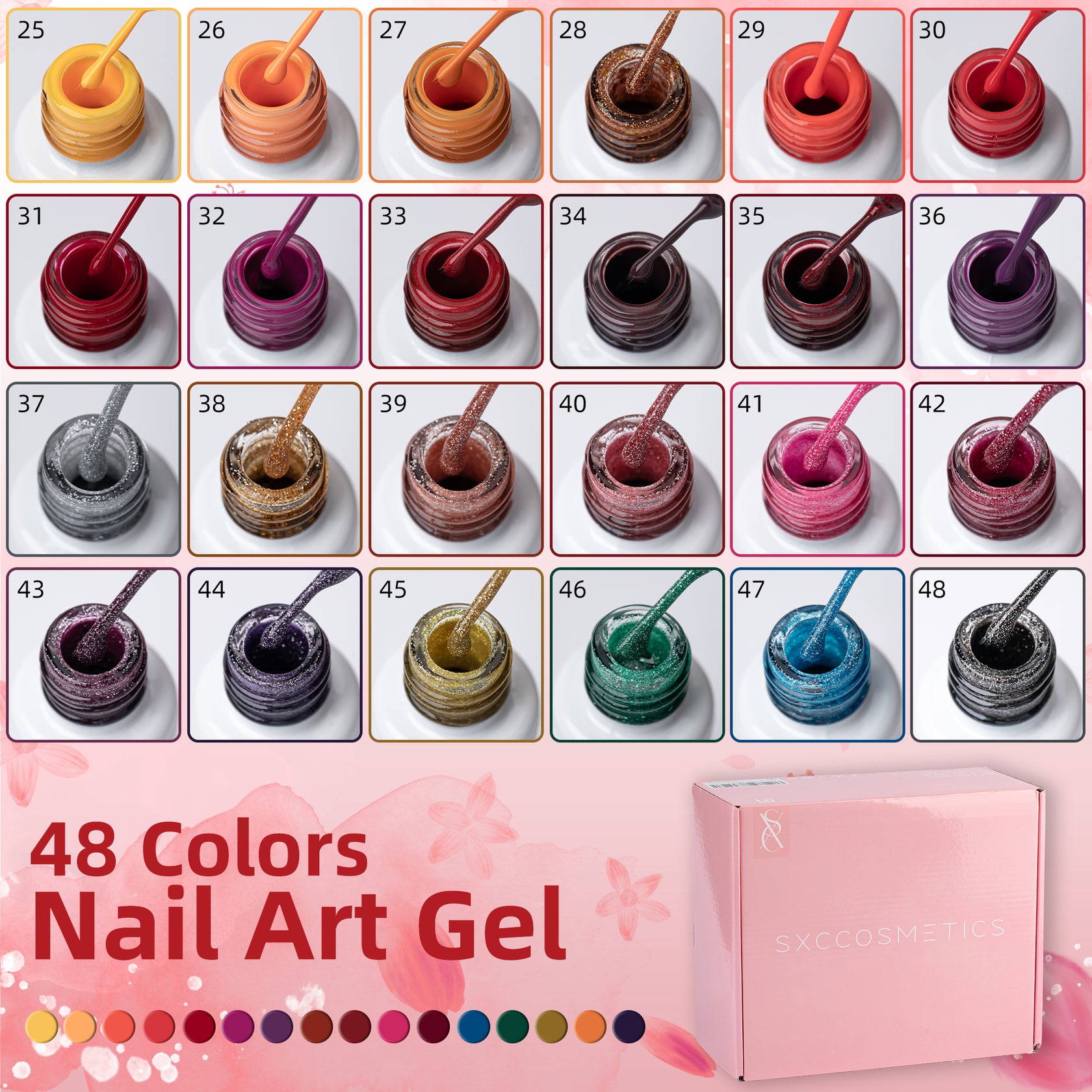SXC Cosmetics Gel Nail Polish Extension Series and more!